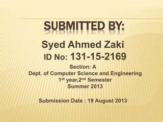 Presentation On Inverse Matrix PPTX Physics Science