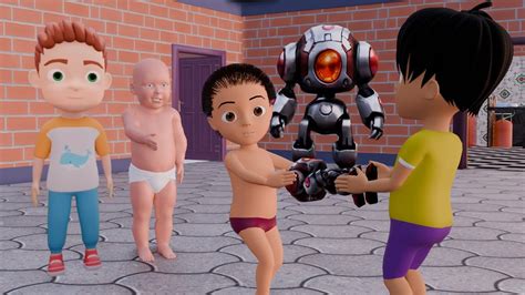 Paagal Babu Chintu Cartoon Chintu Chinki Ki Comedy Bittu Sittu Toons Chintu Chinki Ke