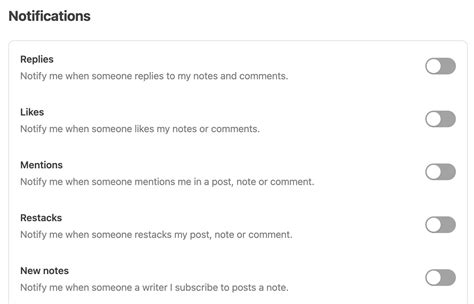 how do i disable substack notes notifications substack inc