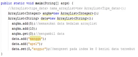 Variable Dan Type Data In Java