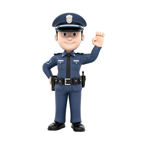 รูปภาพประกอบตัวละคร 3 มิติของตำรวจ Png 3d ตำรวจ ความยุติธรรมภาพ Png สำหรับการดาวน์โหลดฟรี