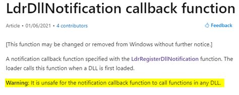 Dll Notification Injection Shorsec Cyber Security