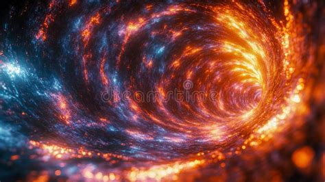 a digital data flow tunnel with bright colors symbolizing fast data