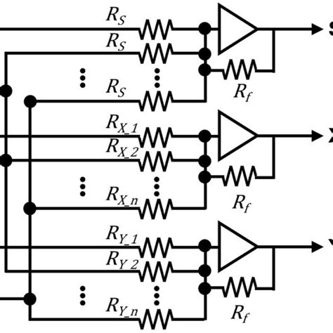 Electrical Schematic Of The Charge Sharing Detector Used For The