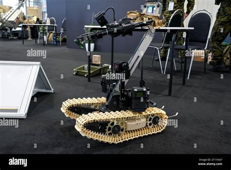 Autonomous Tracked Robot For Exploring Hazardous Areas Displayed At