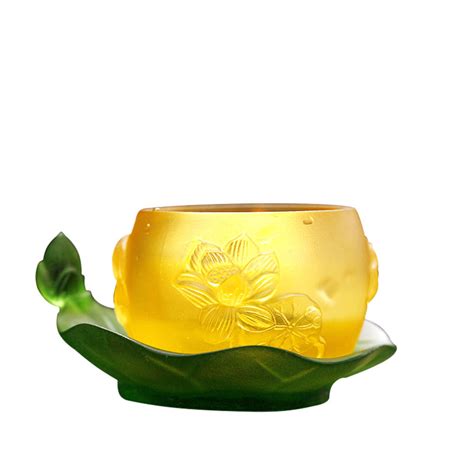 包邮古法琉璃供佛莲花灯招财进宝财神供水杯碗贡杯酥油灯座蜡烛台虎窝淘