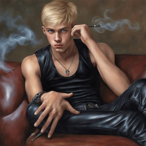 Blonde Smooth Lean Handsome Teenage Boy With Bl By Cenkbugra On