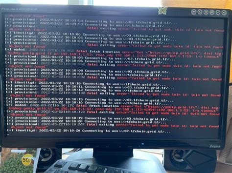 Failed To Get Node Twin Id · Issue 1631 · Threefoldtechzos · Github