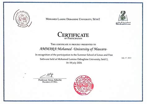 Opensource Linuxsystems Professionaldevelopment Universityofsetif2