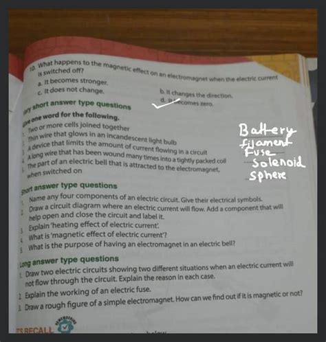 What Happens To The Magnetic Effect On An Electromagnet When The Electric