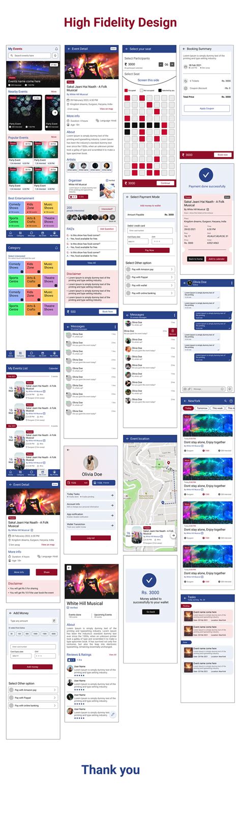 Event Mobile App UI UX Design Case Study On Behance