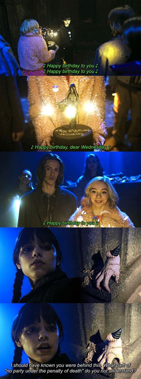 Wednesday Addams Enid Sinclair Xavier Thorpe And Thing Wednesday Movie Wednesday Addams