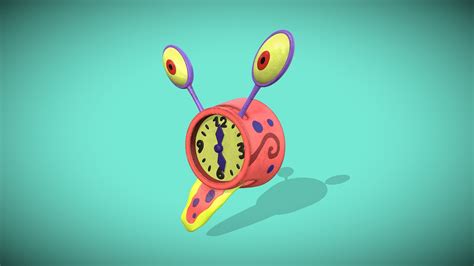 Gary The Snail Clock Download Free 3d Model By Chao Kurosaki Chaokurosaki [b9405a6] Sketchfab