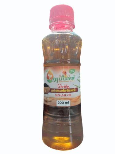 200ml Appachi Sesame Oil At ₹ 70 Bottle Pudukkottai Id 2857195963030