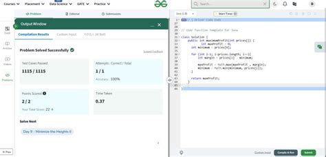 Geekweekchallenge Day8 Gfg160 Stocktradinglogic Javadeveloper