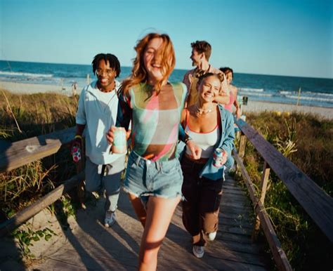 Running Down The Boardwalk For Beach Day Every Day Photoshoot For