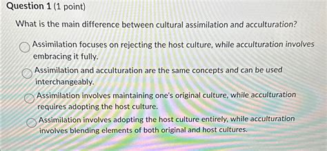 Solved Question 1 1 ﻿pointwhat Is The Main Difference
