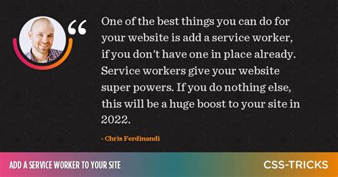 Geshan Manandhar On Linkedin Add A Service Worker To Your Site