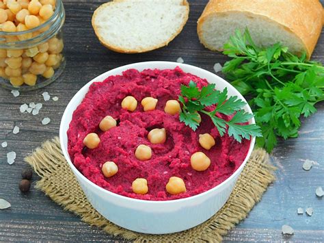 Beetroot Hummus Recipe With Photo