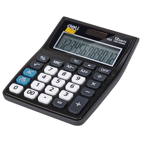 Deli E1122 12 Digit Portable Calculator