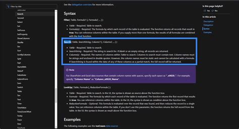 powerapps search field how to add and customize