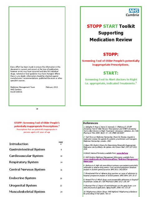 Stop Start Toolkit 2013 Download Free Pdf Chronic Obstructive Pulmonary Disease Urinary