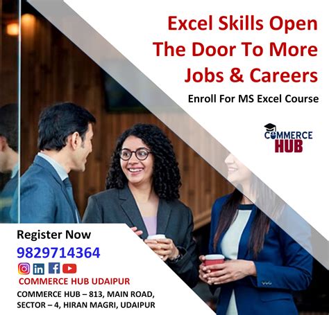 Learn Basic To Advanced Ms Excel Commerce Hub Udaipur Facebook