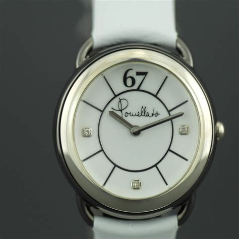 Pomellato 67 Limited Edition Ladies Wristwatch With Diamonds White Le