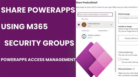 share powerapps with end users using m365 security groups powerapps access management youtube