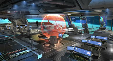 Spaceship Bridge Wallpaper