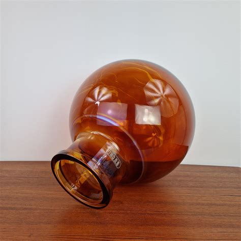 Industrial Amber Glass Evaporation Flask From Buchi 1980s For Sale At