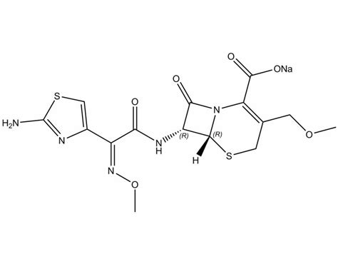 Cefpodoxime Sodium Salt 82619 04 3 Reference Standards Alsachim