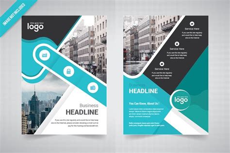 Premium Vector Abstract Rectangle Brochure Design