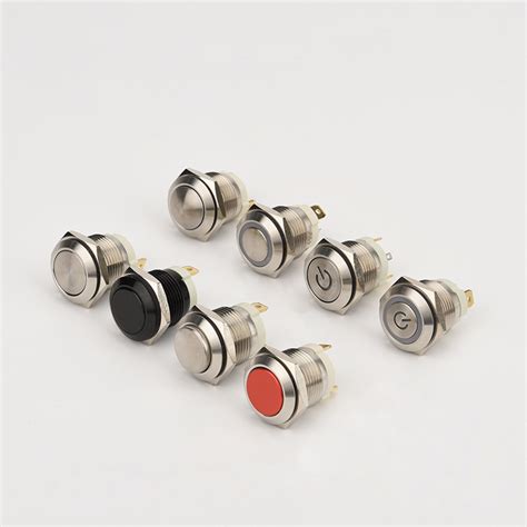 China 20a High Current Metal Push Button Switch M Series Factory Manufacturer Hanshang