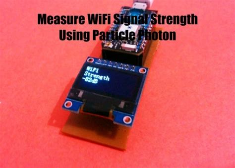 Measure Your Wifi Signal Strength Using Particle Photon