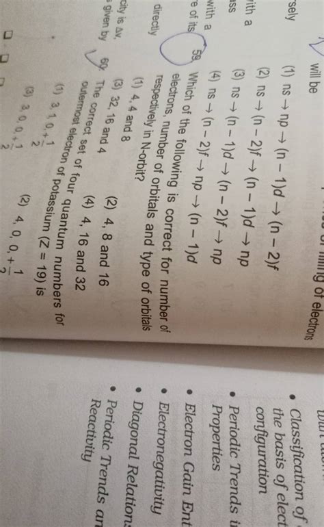 Classification Of The Basis Of Elect Configuration Filo