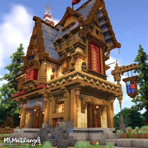 Mrmattranger Minecraft Builder On Instagram Medieval Guild Hall Build
