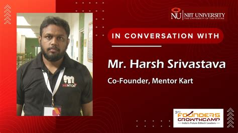 in conversation with mr harsh srivastava co founder mentor kart youtube