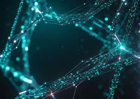 Connected Network Big Data Flow Digital Connectivity Futuristic Technology Data Visualization