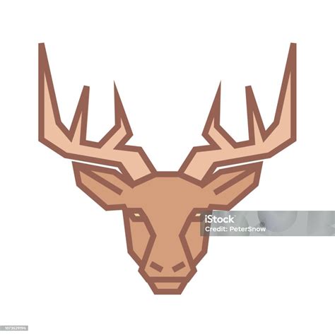 양식에 일치 시키는 기하학적 사슴 머리 그림 벡터 아이콘 부족 사슴 디자인 고풍스런에 대한 스톡 벡터 아트 및 기타 이미지 고풍스런 광고 기하 도형 Istock
