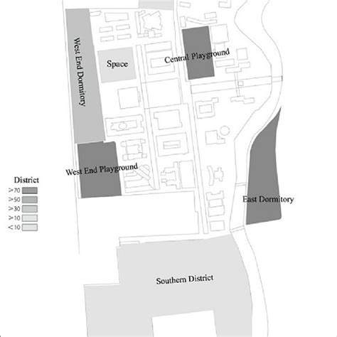 District Cognition Map Based On Mentions Image Source Drawn By The