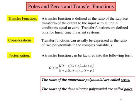 PPT Poles And Zeros And Transfer Functions PowerPoint Presentation