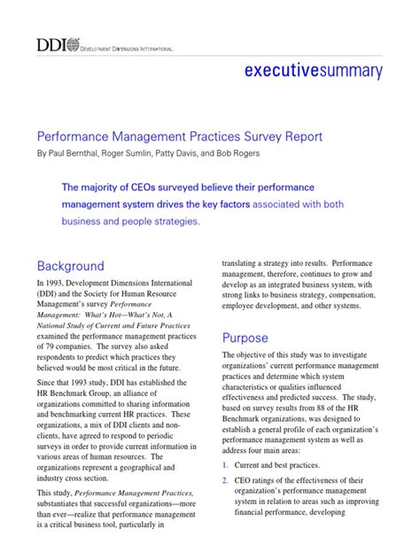 Performance Management Practices Pdf Performance Management