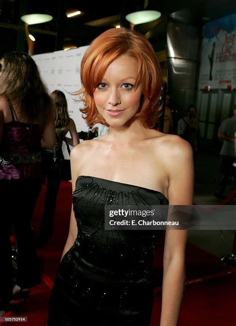 Lindy Booth During Rogue Pictures Presents Cry Wolf Premiere At