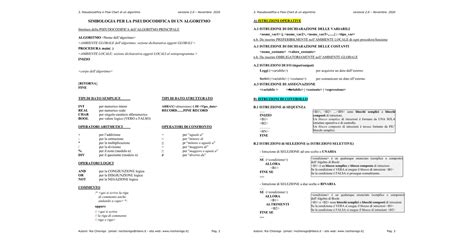 3° Anno Teoria 4 Pseudocodifica E Flowchart Di Un Algoritmo Page 2