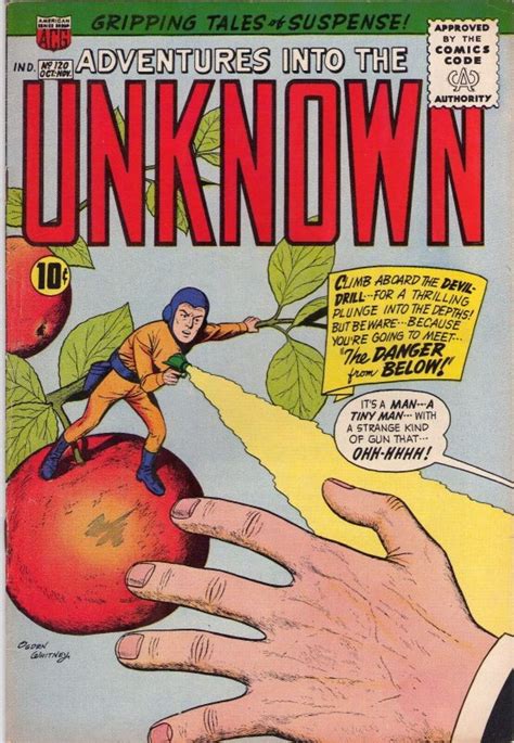Adventures Into The Unknown 120 Tiny Man With Shrink Ray 1960 75