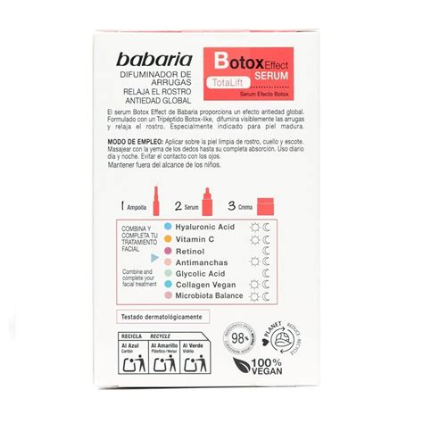 Sérum Facial Babaria Botox Effect 30ml 985722