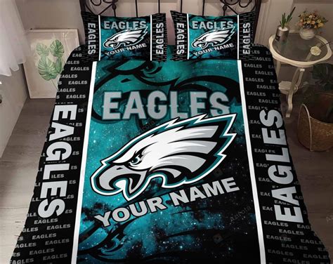 Philadelphia Eagles Bedding Set Custom Name Philadelphia Eagles Duvet