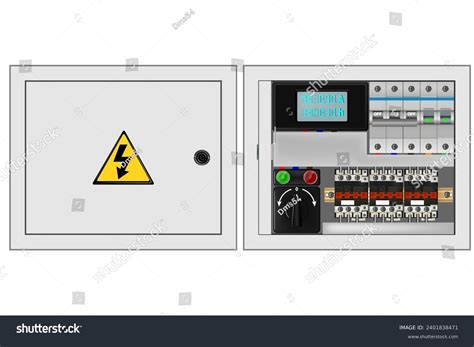 Electrical Panel Magnetic Contactor Stock Vector Royalty Free 2401838471 Shutterstock