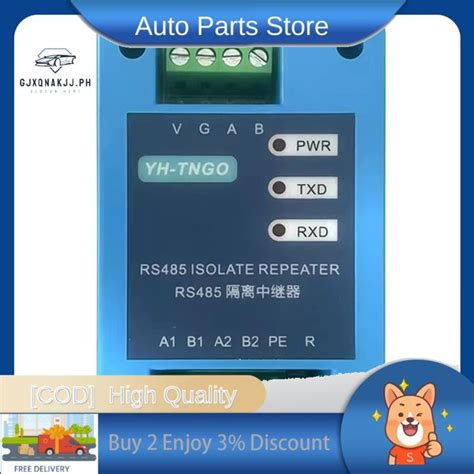 Yh Tngo 485 Repeater Hub 2 Port Rs485 การสื่อสารแยกโมดูลสัญญาณเครื่องขยายเสียง Shopee Thailand